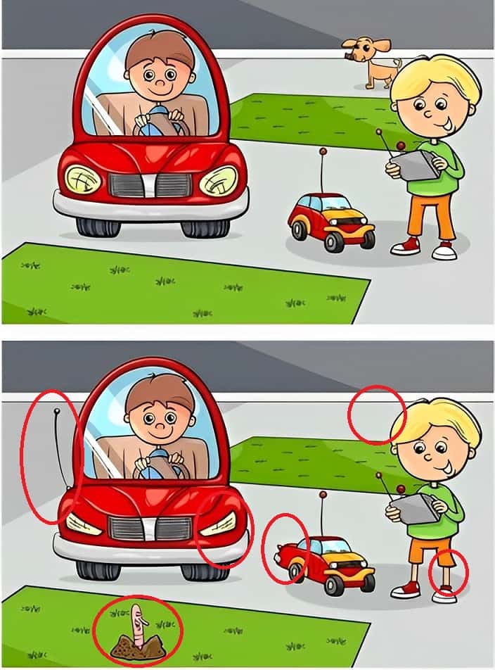 Spot The Difference: Can you spot 6 differences between the two ...