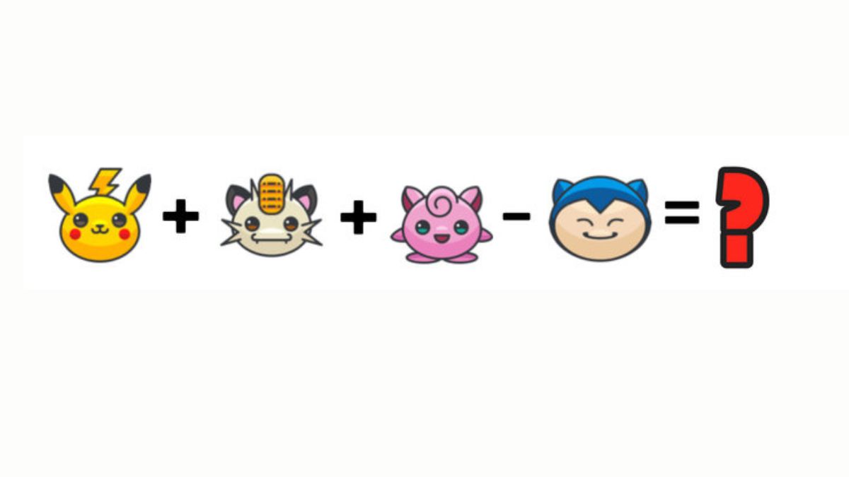 Math Riddles: Can you solve the Pokemon Puzzle in 15 seconds? Check ...
