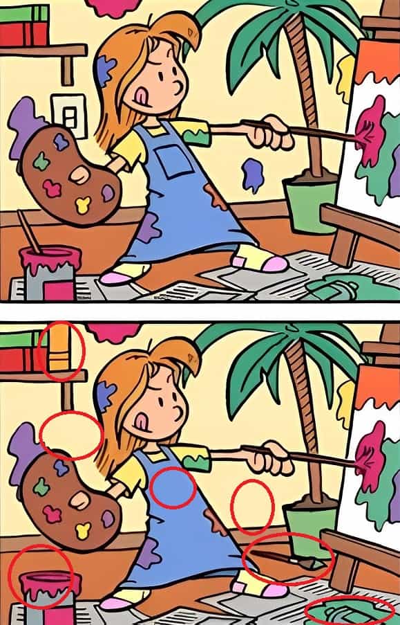 Spot The Difference: Can You spot 7 differences between the two images ...