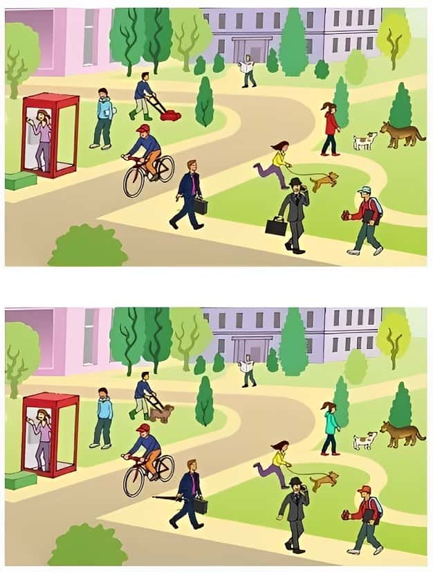 Spot The Difference: Can you spot 7 differences within 21 seconds?