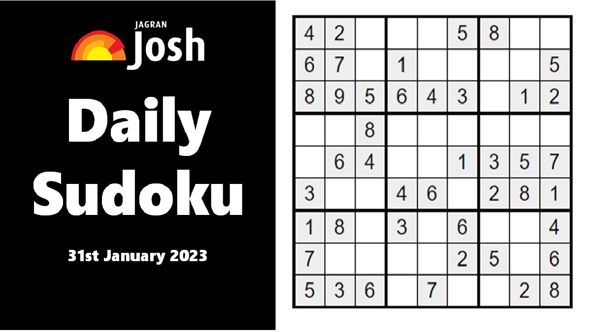 Play Daily Sudoku Puzzle Online 31st January 2023 With Answers Solutions