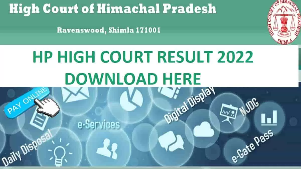 HP High Court Result 2022 (OUT): Download Clerk and Process Server Selection List Here