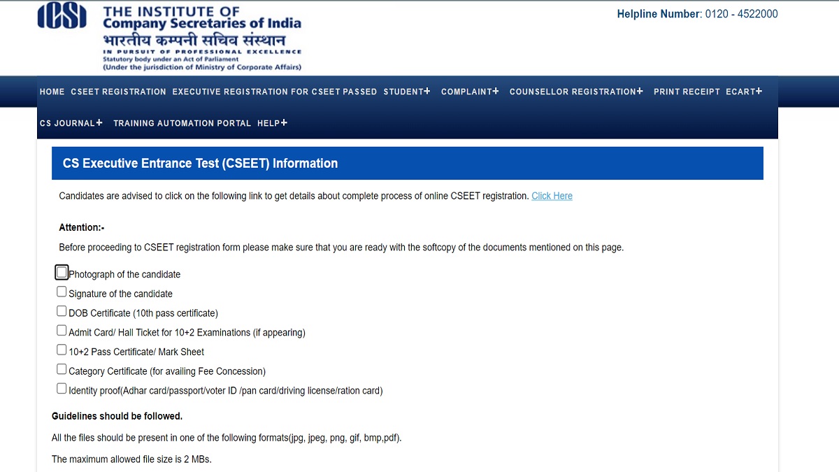 ICSI CSEET July 2023 Registration Window Closes Today, Apply Through ... ICSI CSEET July 2023 Registration Window Closes Today, Apply Through ...