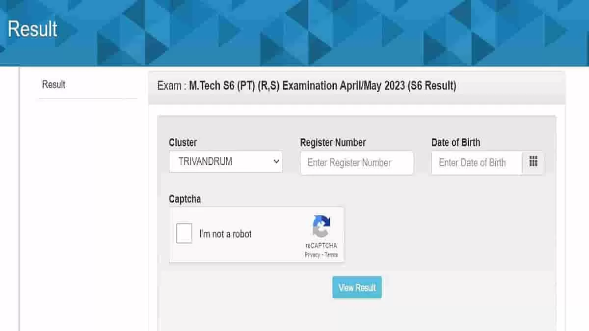 KTU Result 2023 Out on ktu.edu.in; Download S1/S6 PDF, Student Login ...