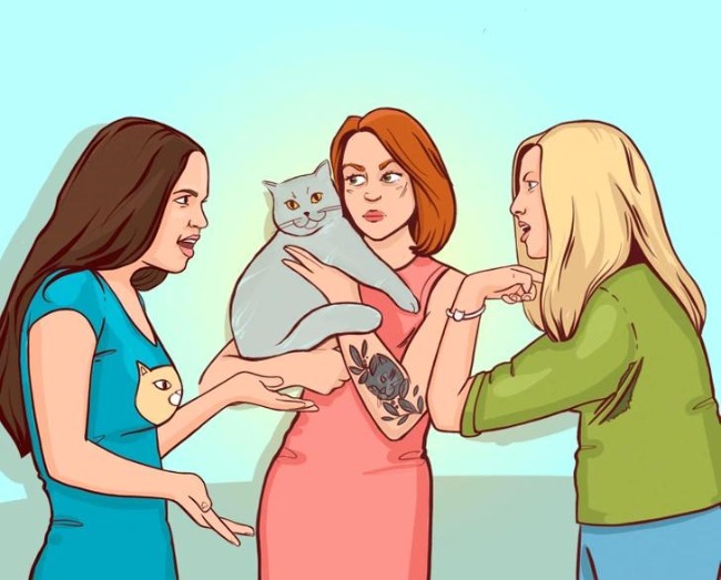 You are a genius if you can find the real owner of the cat in just 6 ...