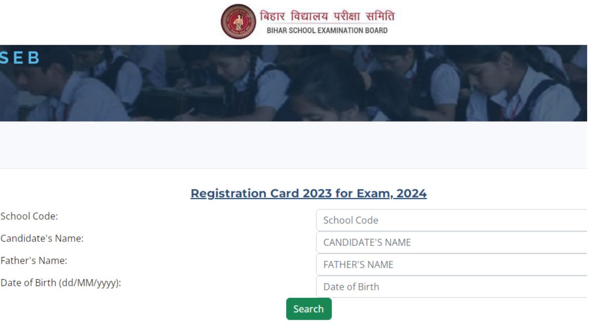 Bseb 10th Dummy Registration Card 2024 Released Download Till July 19