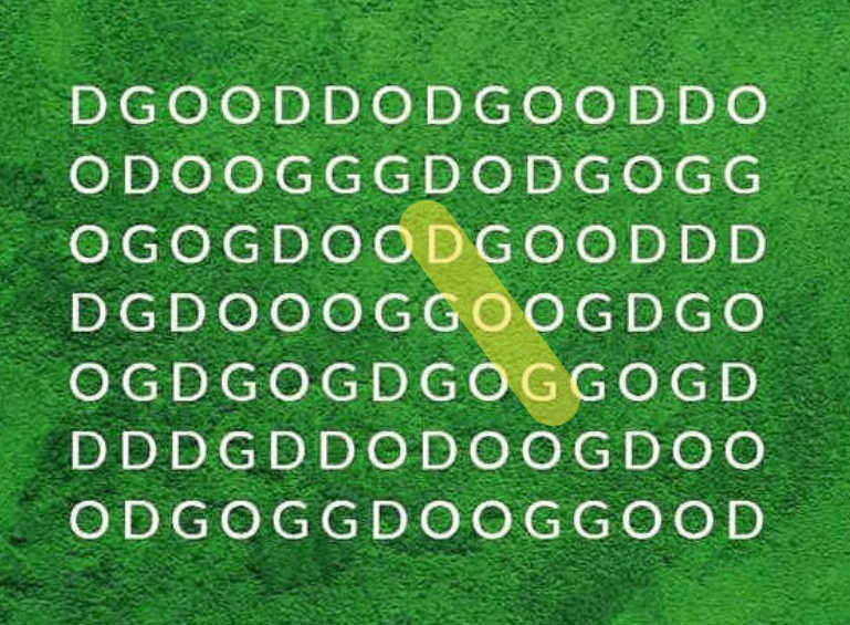 Ultimate Visual Challenge: Find the Word 'DOG' in 5 Seconds!