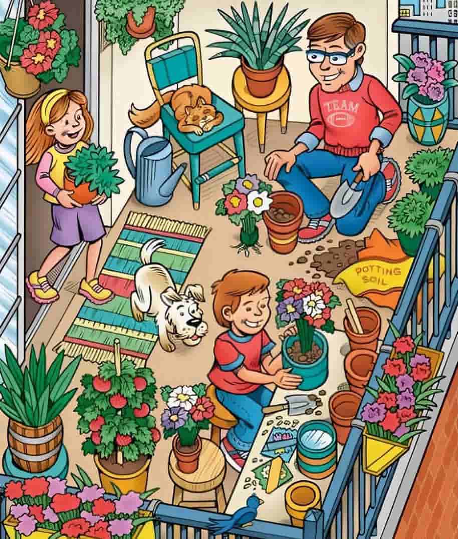 You have really sharp eyes if you can find a magnifying glass in 5 seconds!