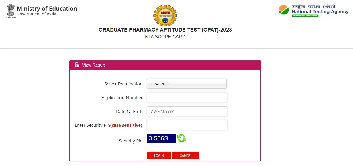 GPAT Result 2023 Out: ग्रेजुएट फार्मेसी एप्टीट्यूड टेस्ट का परिणाम gpat ... GPAT Result 2023 Out: ग्रेजुएट फार्मेसी एप्टीट्यूड टेस्ट का परिणाम gpat ...