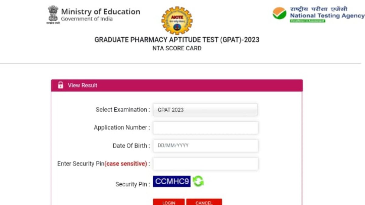 GPAT Result 2023 Announced, Get Direct to Download Scorecard Here ...