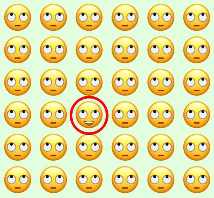Seek and Find Puzzle: Find the Smiling Emoji in 4 Seconds!