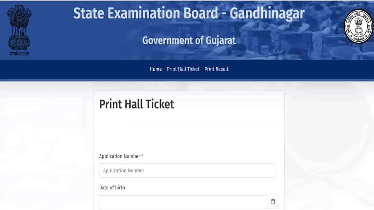 Ojas HS TAT Admit Card 2023 (OUT) at ojas.gujarat.gov.in: Check SEBA ...