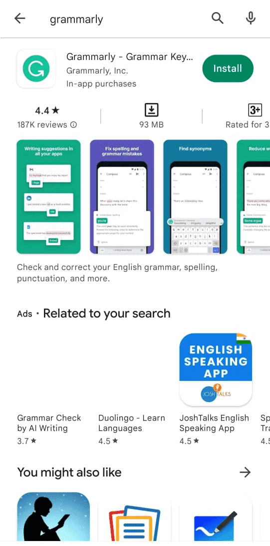 Grammarly: Free AI Assistance on Writing and Grammar Check