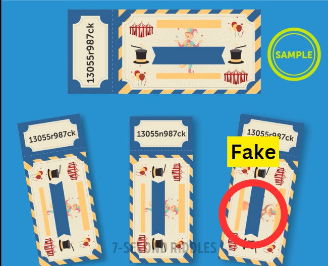 Only people with exceptional skills will be able to find the fake ...