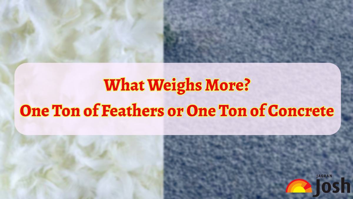 Tricky Riddle For Students: Which Weighs More, A Ton Of Feathers Or A ...