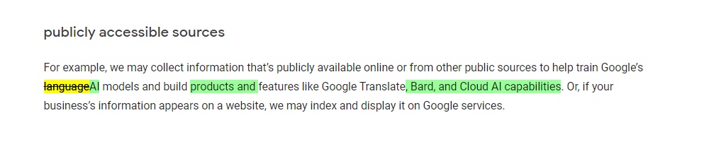 What is Google’s New Policy to Train AI?