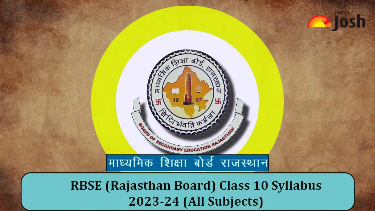 RBSE Class 10 Syllabus 2023 24 PDF All Subjects