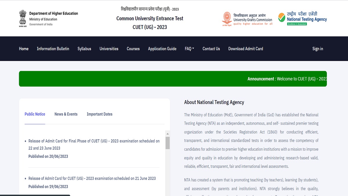CUET UG Result 2023 Expected Soon, Check Answer Key, Result Updates ...