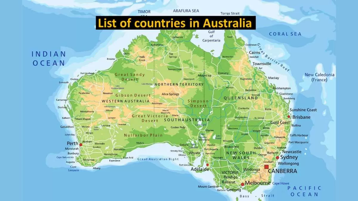 How Many Countries Are In Australia 