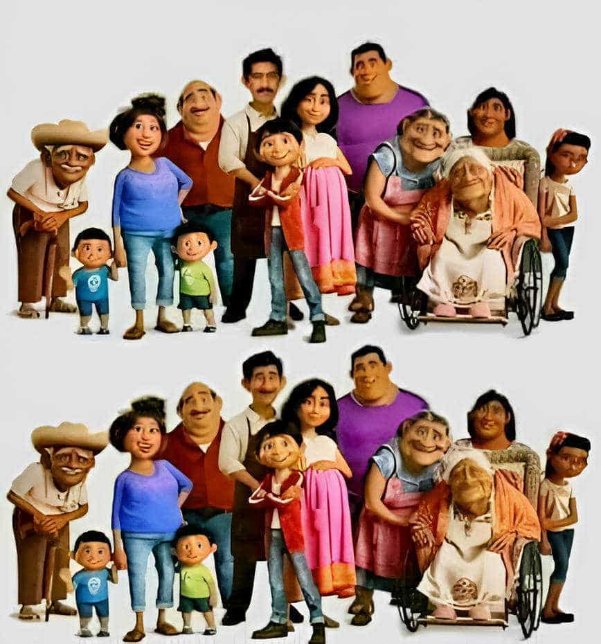 Spot the Difference: Can you spot the difference between the two family ...