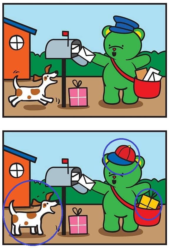 Spot the Difference: Can you spot 3 differences between the two ...