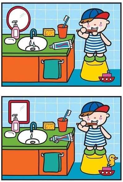 Spot the Difference: Only attentive individuals can spot 5 differences ...