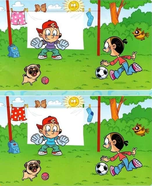 Spot The Difference: Can you spot 9 differences between the two ...