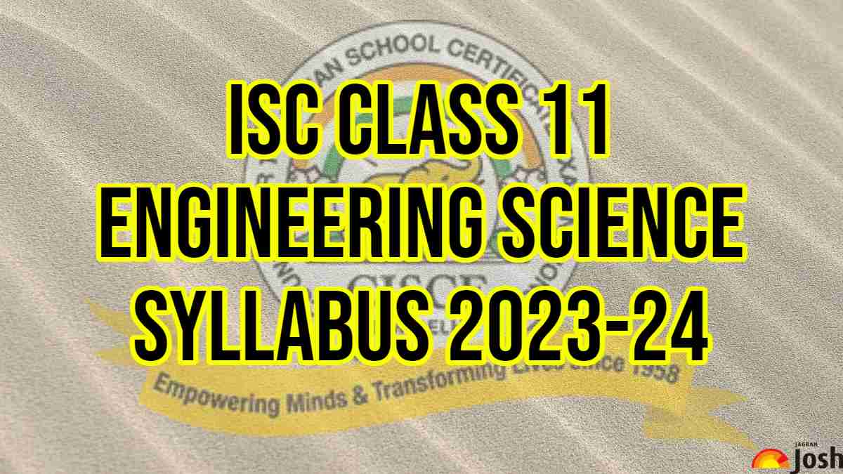 ISC Class 11 Engineering Science Syllabus 2023 - 2024: Download Class ... ISC Class 11 Engineering Science Syllabus 2023 - 2024: Download Class ...