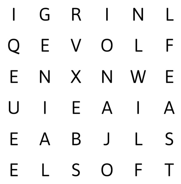 Word Search Puzzle: Can you identify 6 hidden words in 39 seconds?