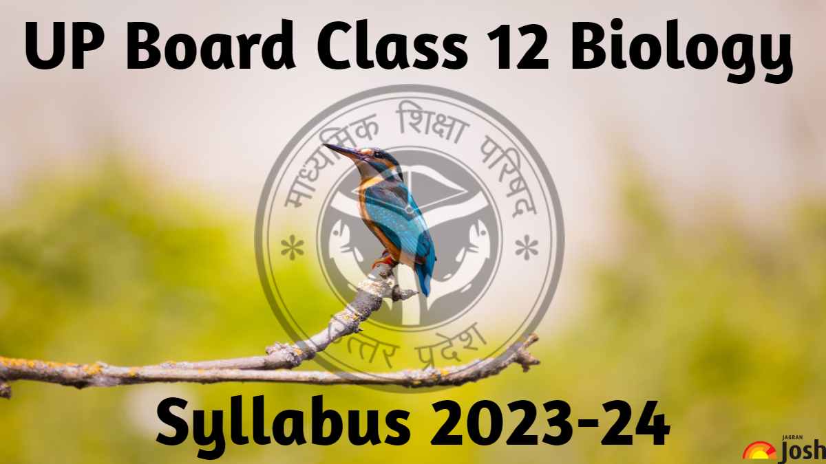UP Board Class 12 Biology Syllabus 2023 24 Download UP Board Class 12