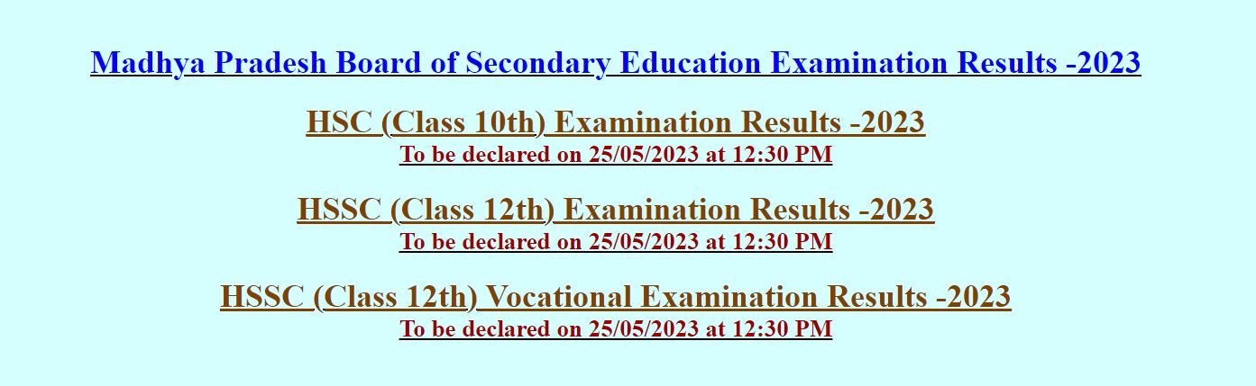 MP Board 10th,12th Result 2023 LIVE Updates: MPBSE Class 12 HSSC ...