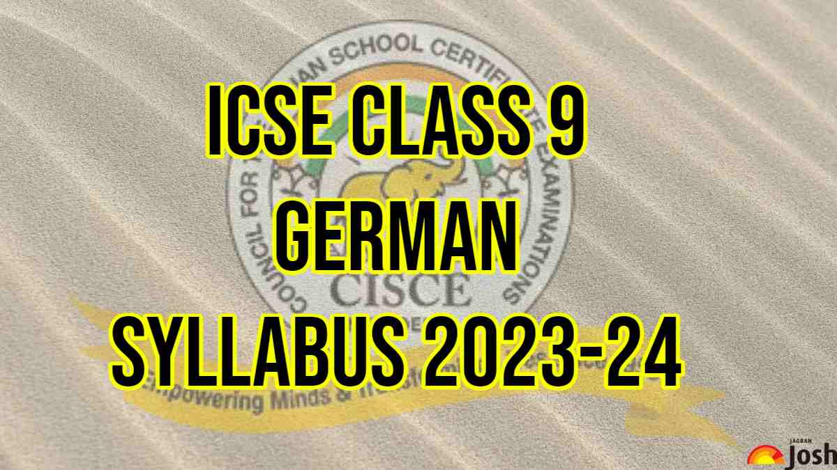 ICSE Class 9 German Syllabus 2023 2024 Download Class 9th German ICSE Class 9 German Syllabus 2023 2024 Download Class 9th German