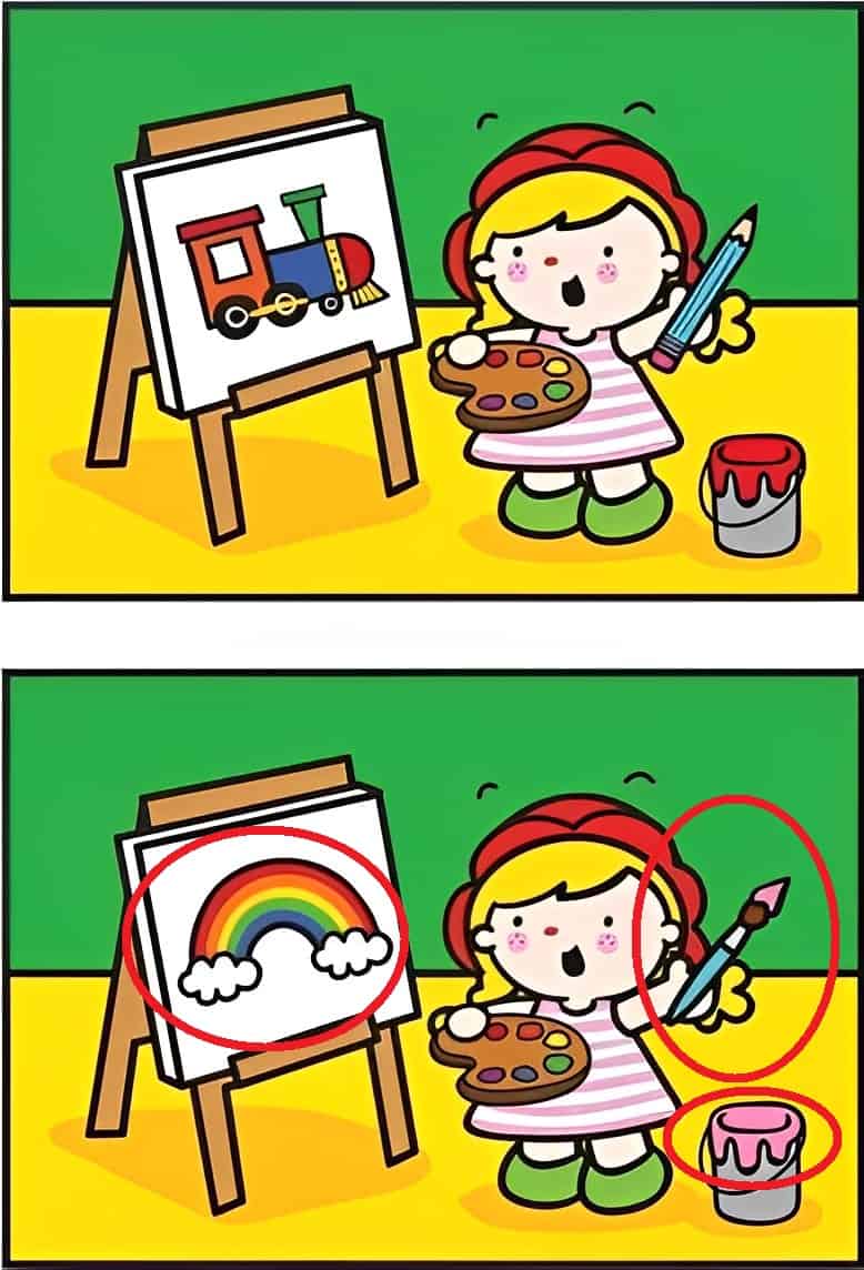 Spot the Difference: Can you spot 3 differences in 3 seconds?