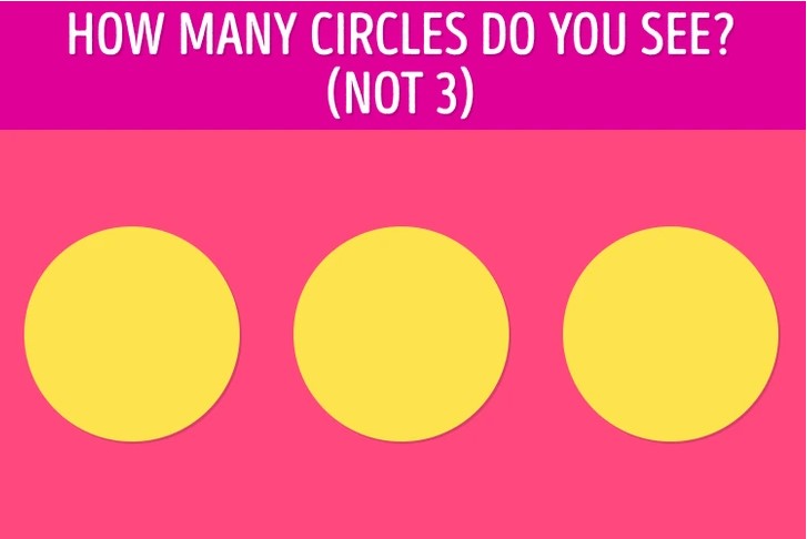Brain Teaser To Test Your IQ How Many Circles Do You See In The Picture Within 7 Secs 