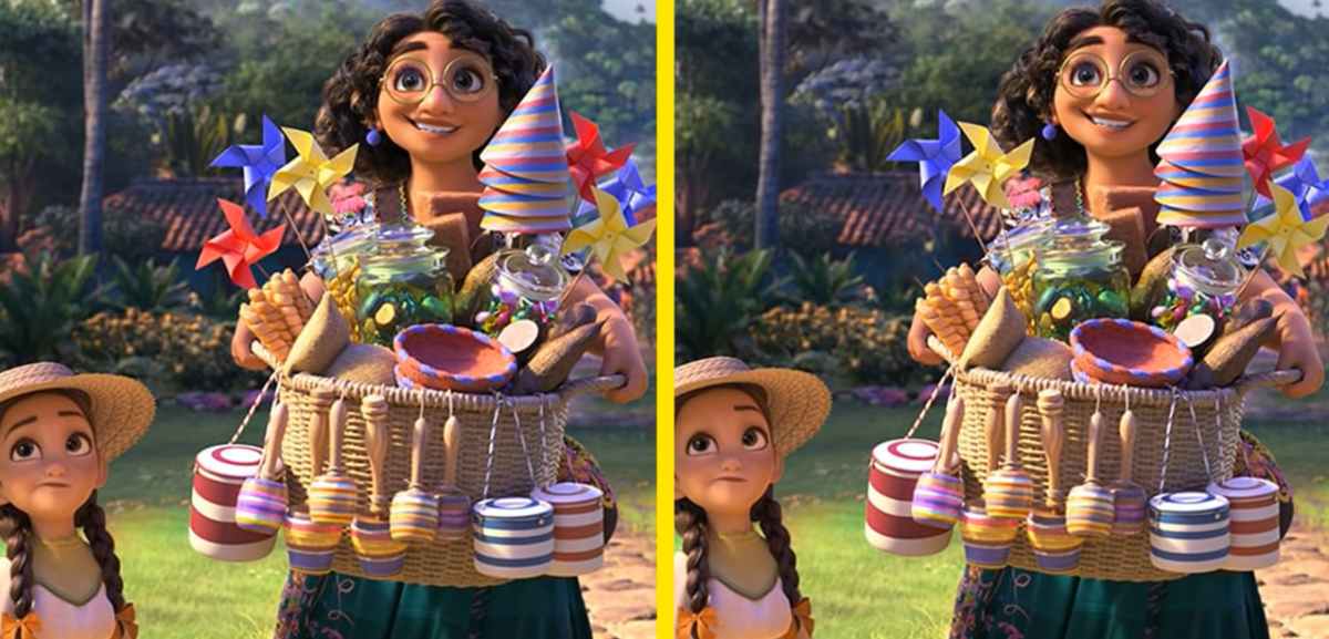 Test your attentiveness and spot 2 differences in Disney’s Encanto ...