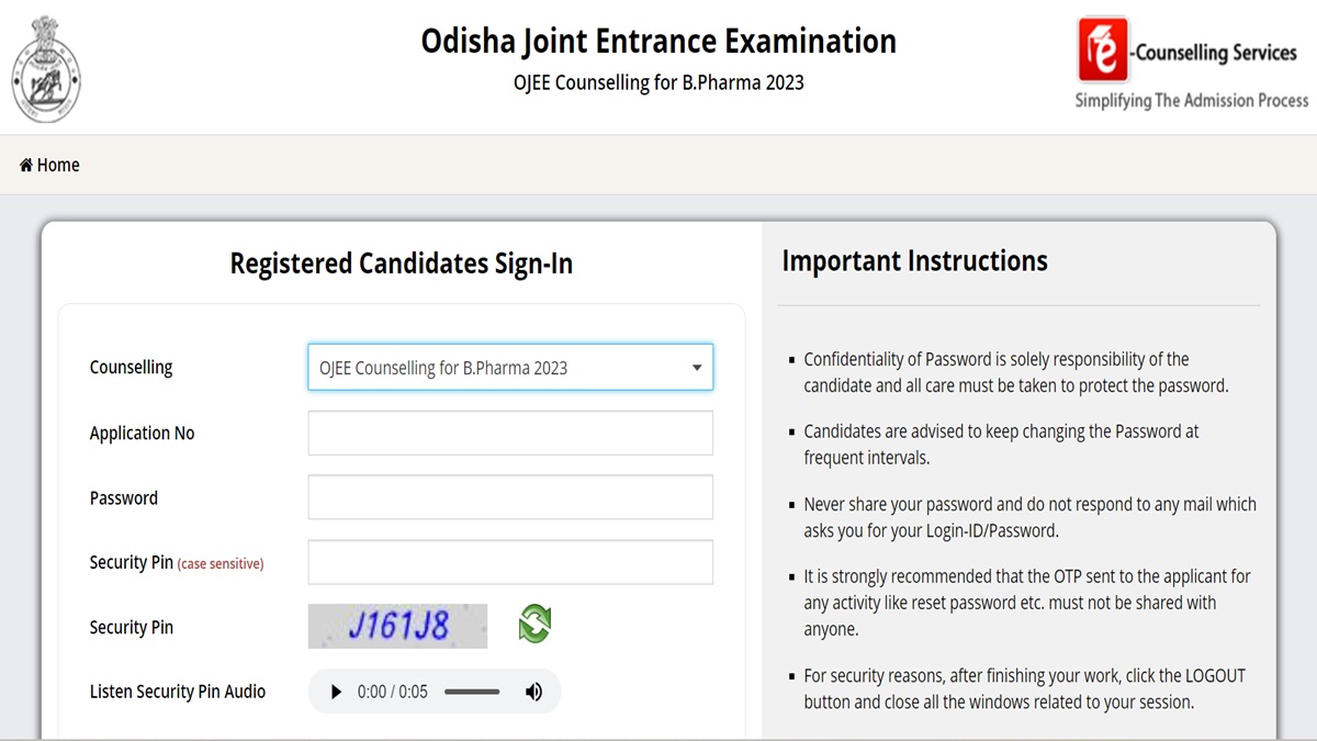 OJEE Counselling 2023 Round 1 Schedule Revised, Registrations Close on ...