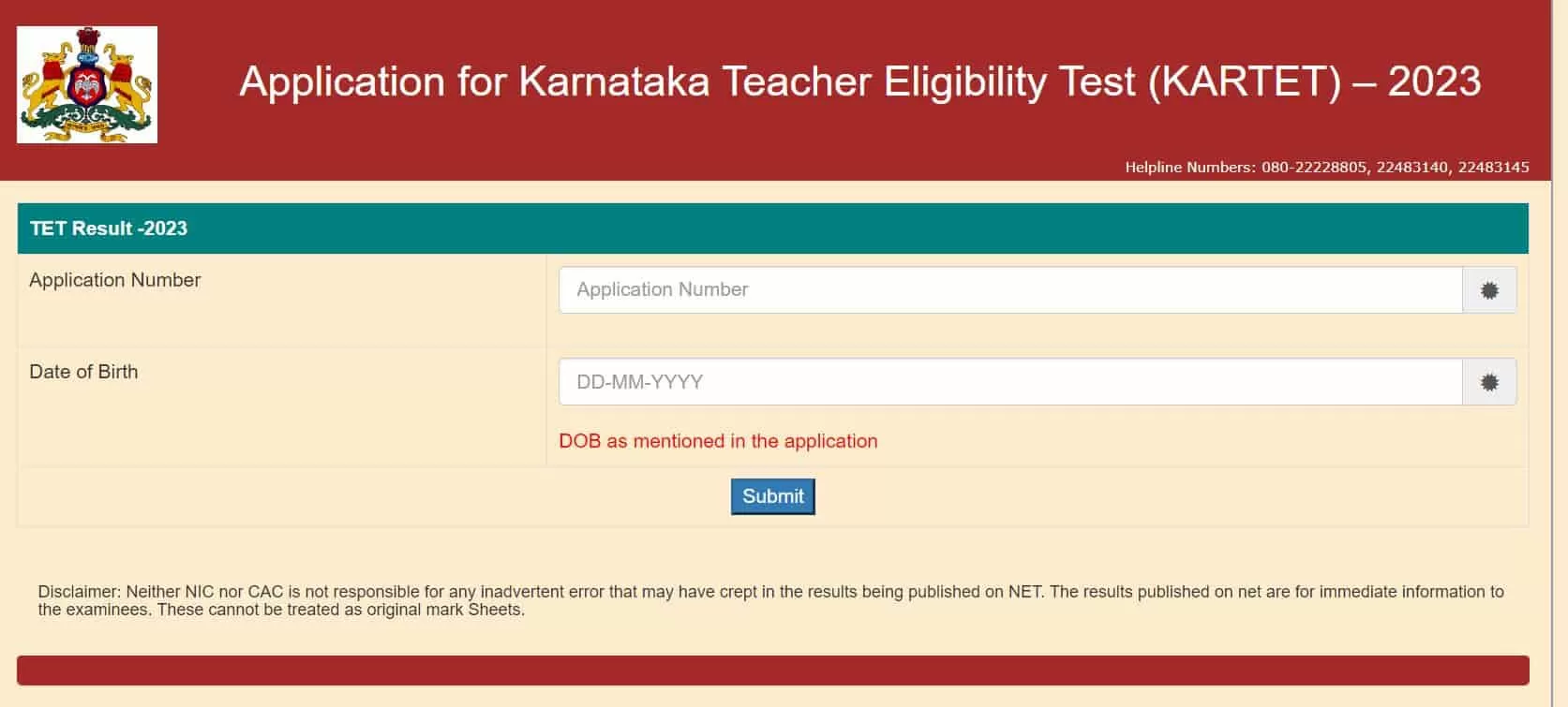 KARTET Result 2023 Declared: Karnataka TET Marks Link at sts.karnataka.gov.in