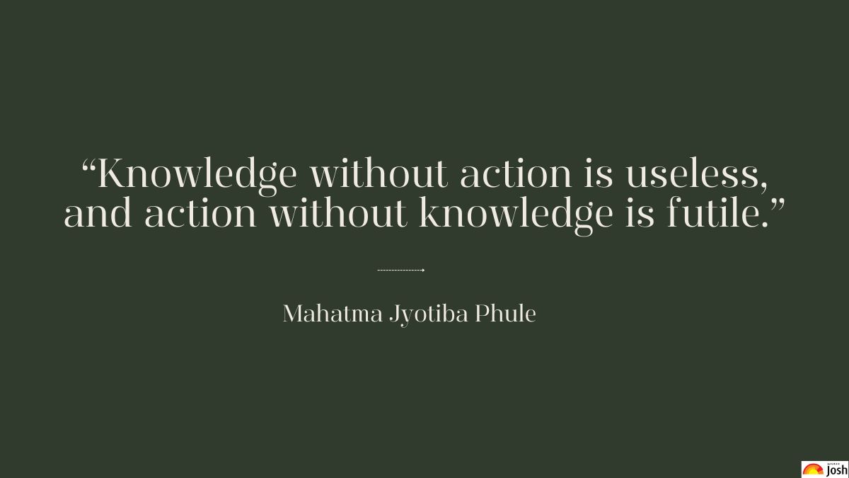 Mahatma Jyotiba Phule Quotes: Best, Famous, Success Quotes by Jyotiba Phule