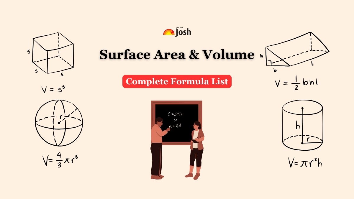 Surface Area And Volume Formula Definition Questions With Solutions
