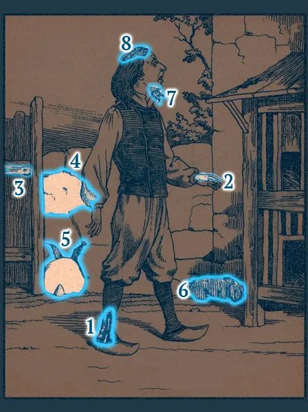 Only the top 1% can spot 8 rabbits hiding from the hunter in 13 seconds!