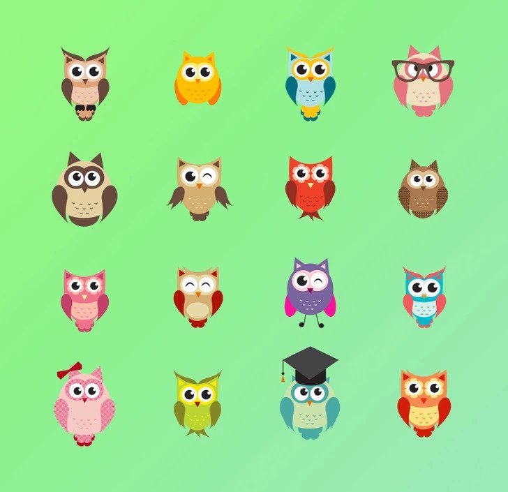 You have a better IQ than others if you can spot the odd owl in 7 seconds.