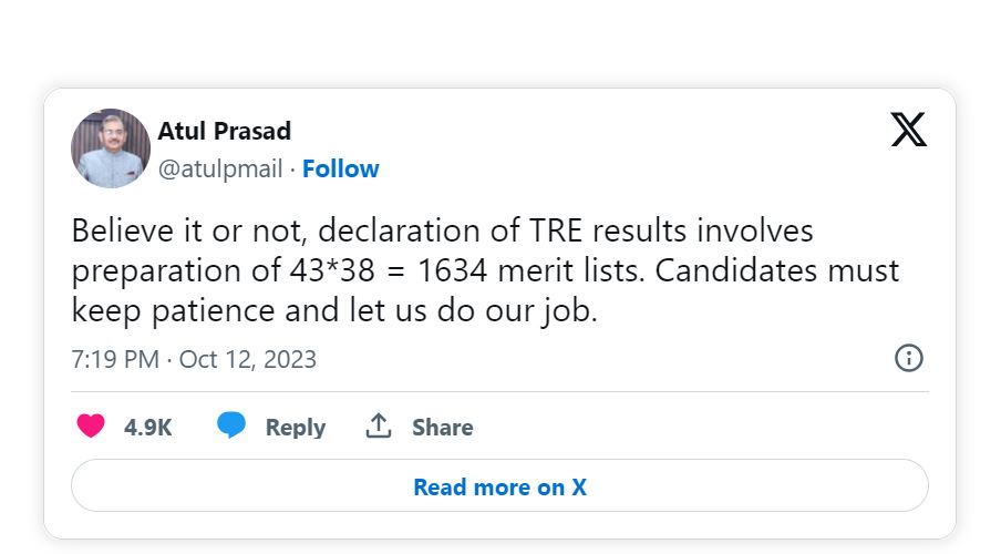 BPSC TRE Result 2023: Final Answer Key Released at bpsc.bih.nic.in ... BPSC TRE Result 2023: Final Answer Key Released at bpsc.bih.nic.in ...
