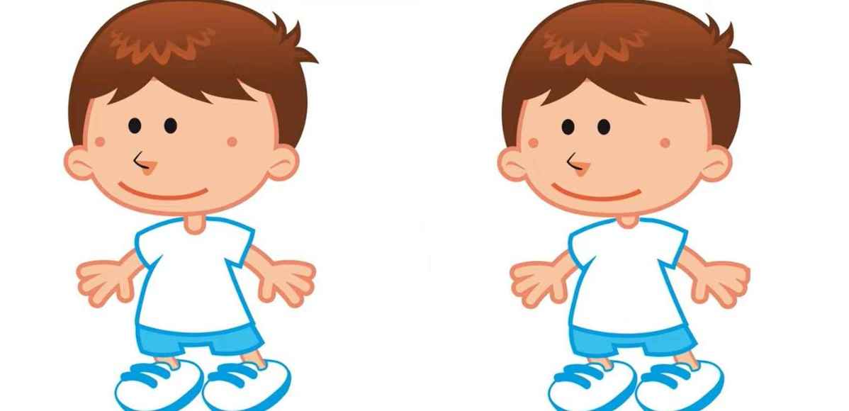 Spot 3 differences between the two boy pictures in 9 seconds!