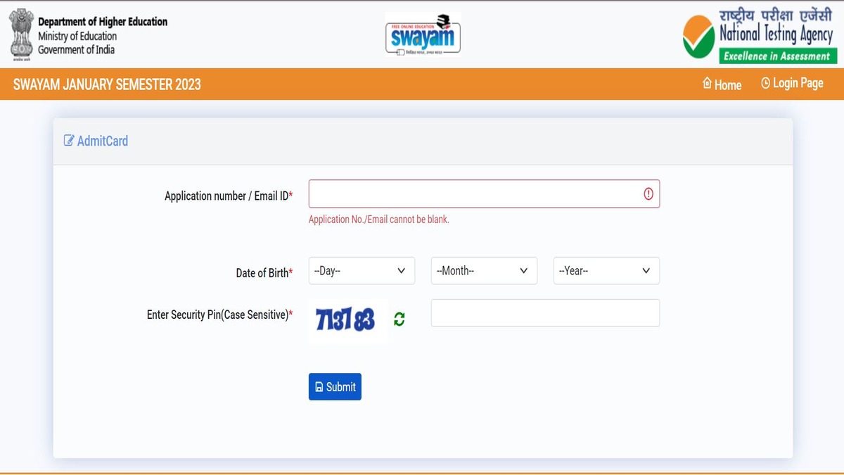SWAYAM January 2023 Admit Card Released at swayam.nta.ac.in; Get Download Link Here | Education ...
