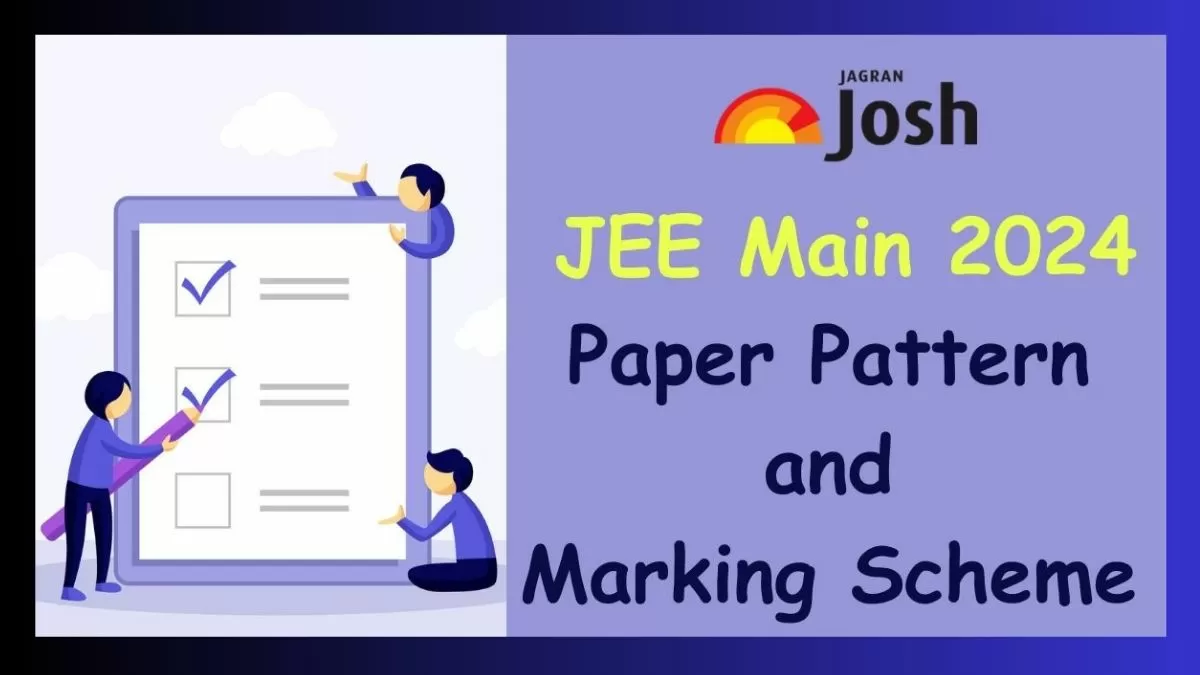 JEE Main Paper Pattern 2024 Marking Scheme Section wise Marks And