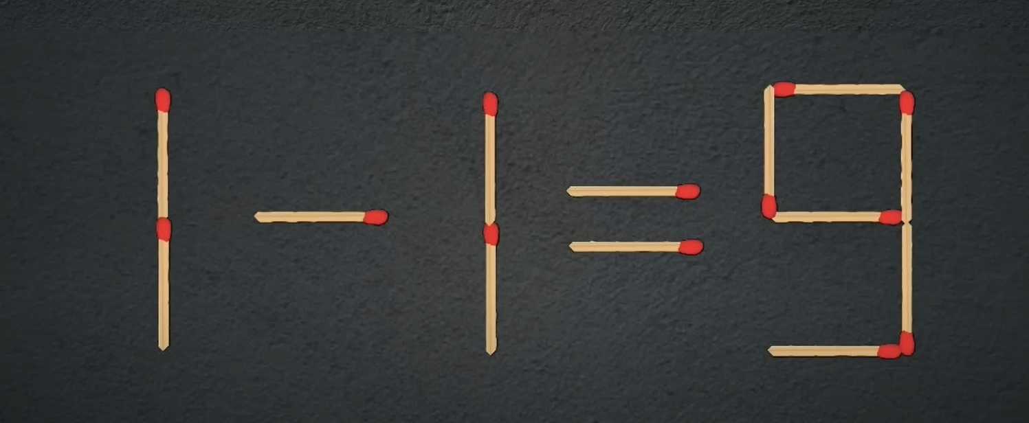 Brain Teaser for IQ Test: Solve the matchstick puzzle in 9 seconds!