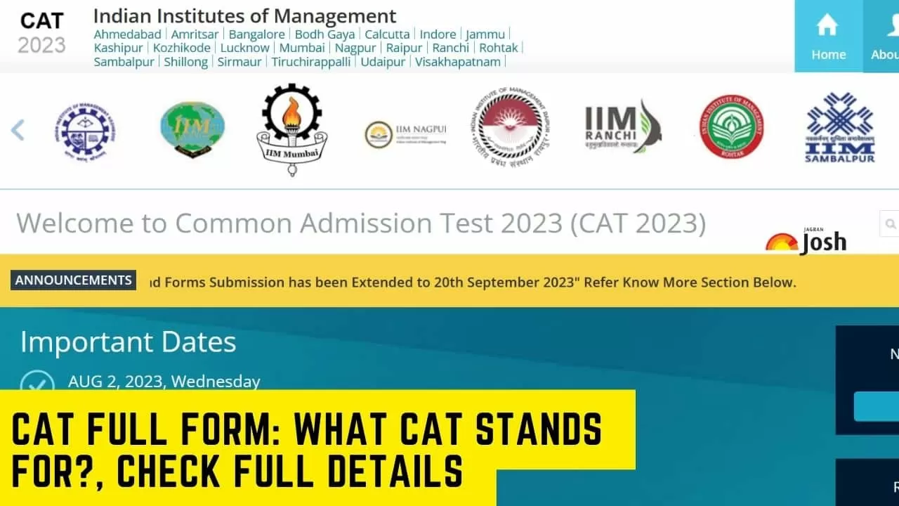 CAT Full Form: What CAT stands for? [Full Details]