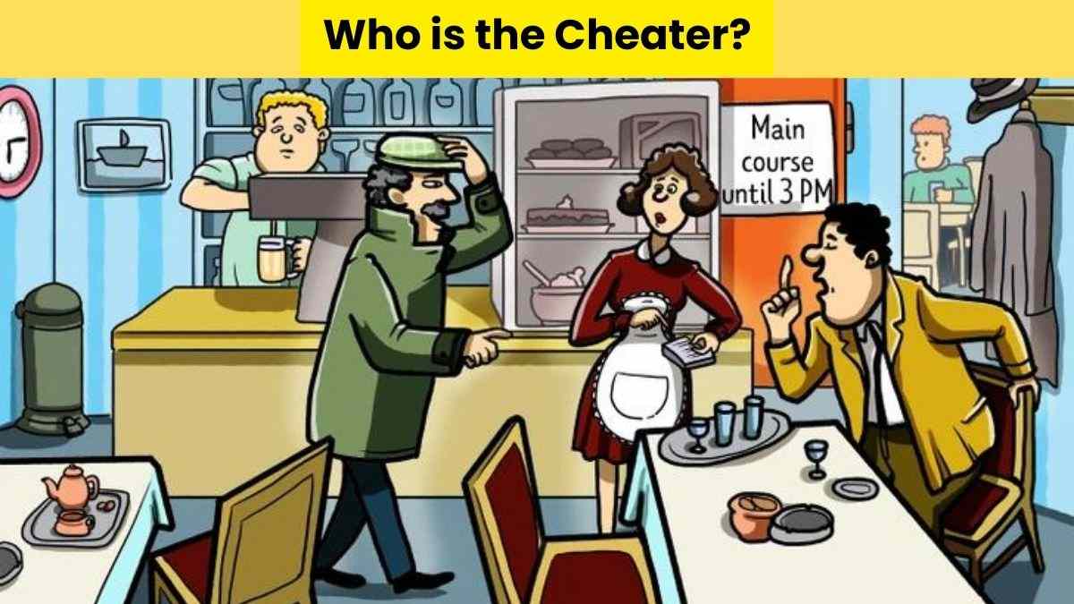 Only a True Logic Master Can Guess Who is Cheating Between The Waitress ...