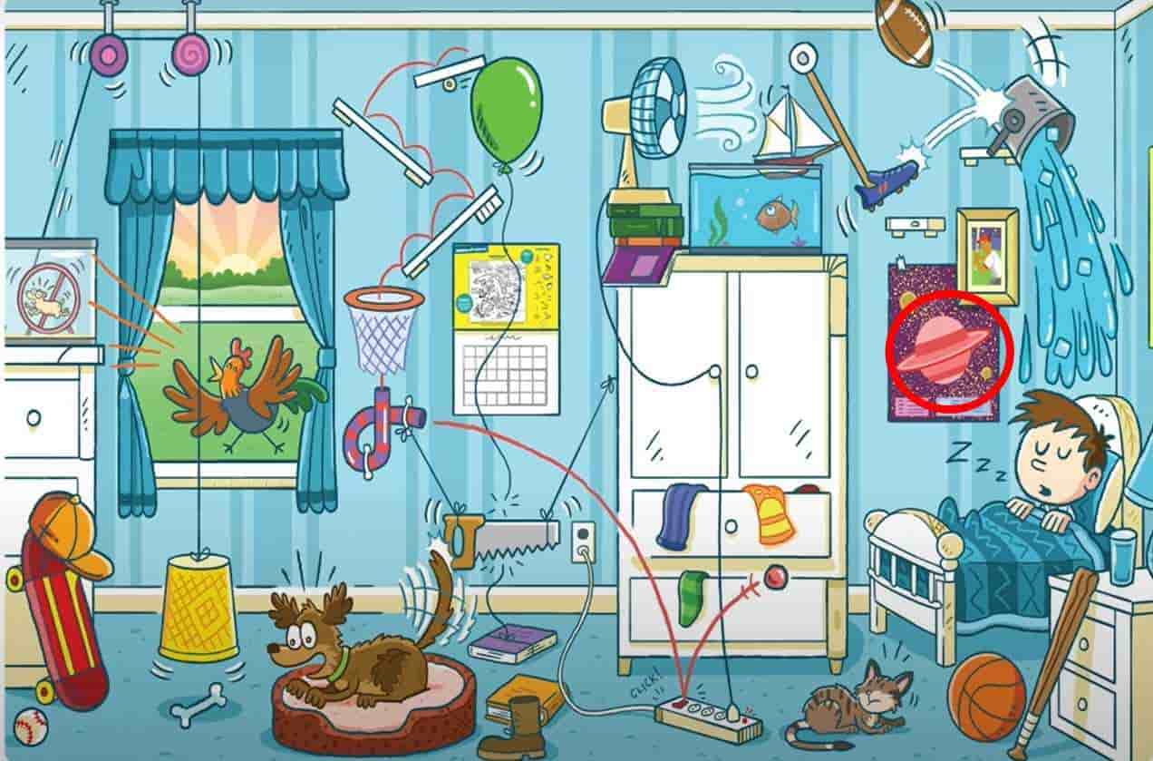 Optical Illusion to Test Your Vision: Find the hidden hat in 7 seconds!