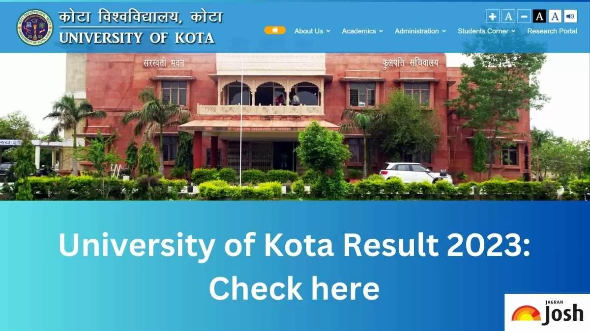 UOK Result 2023 OUT: Direct Link to Download Kota University BA, B.Sc ...